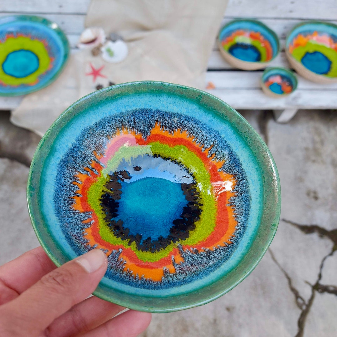 Ceramic Tapas Plate Handmade Unique Bowl Home Decor Fruits - Etsy