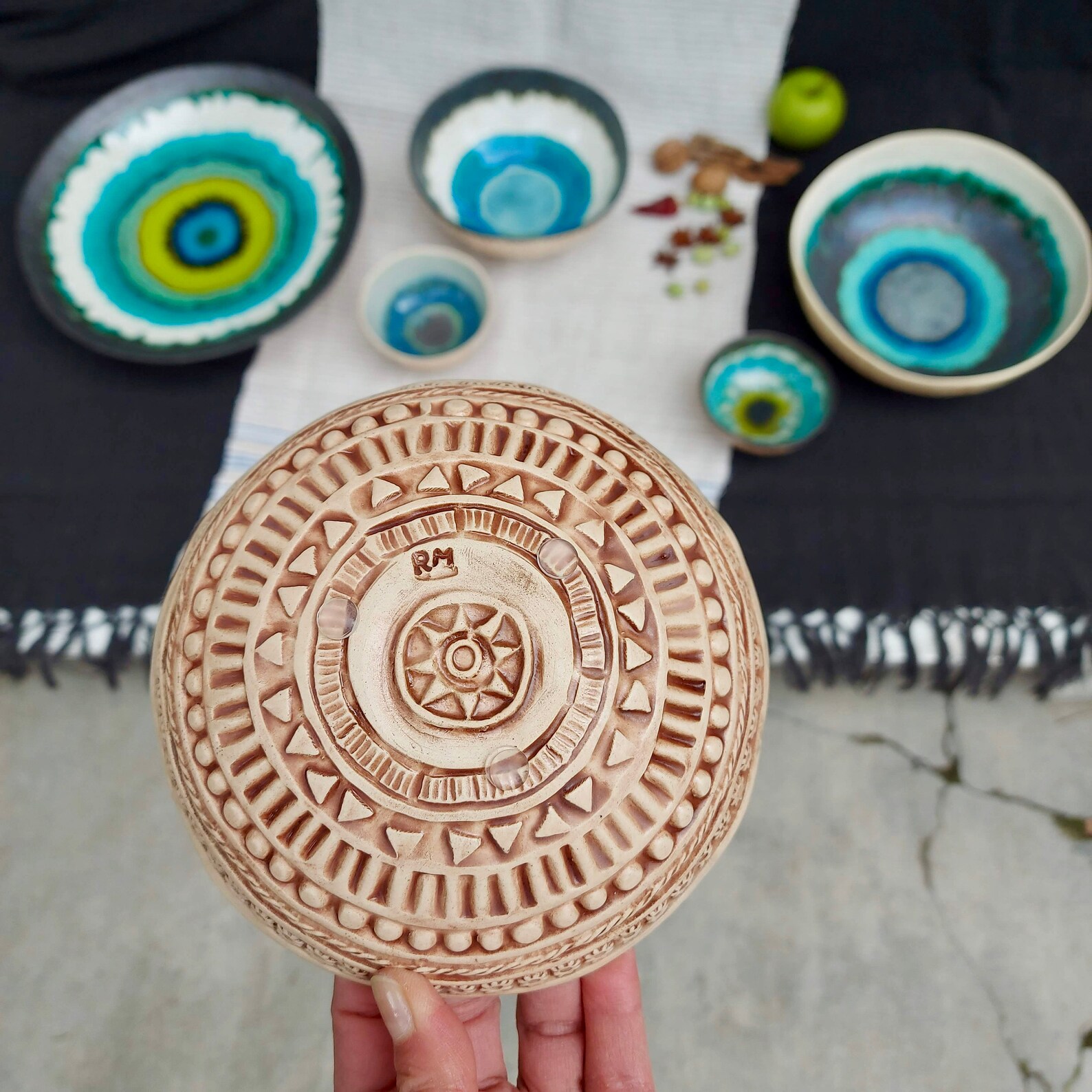 Ceramic Tapas Plate Handmade Unique Bowl Home Decor Fruits - Etsy