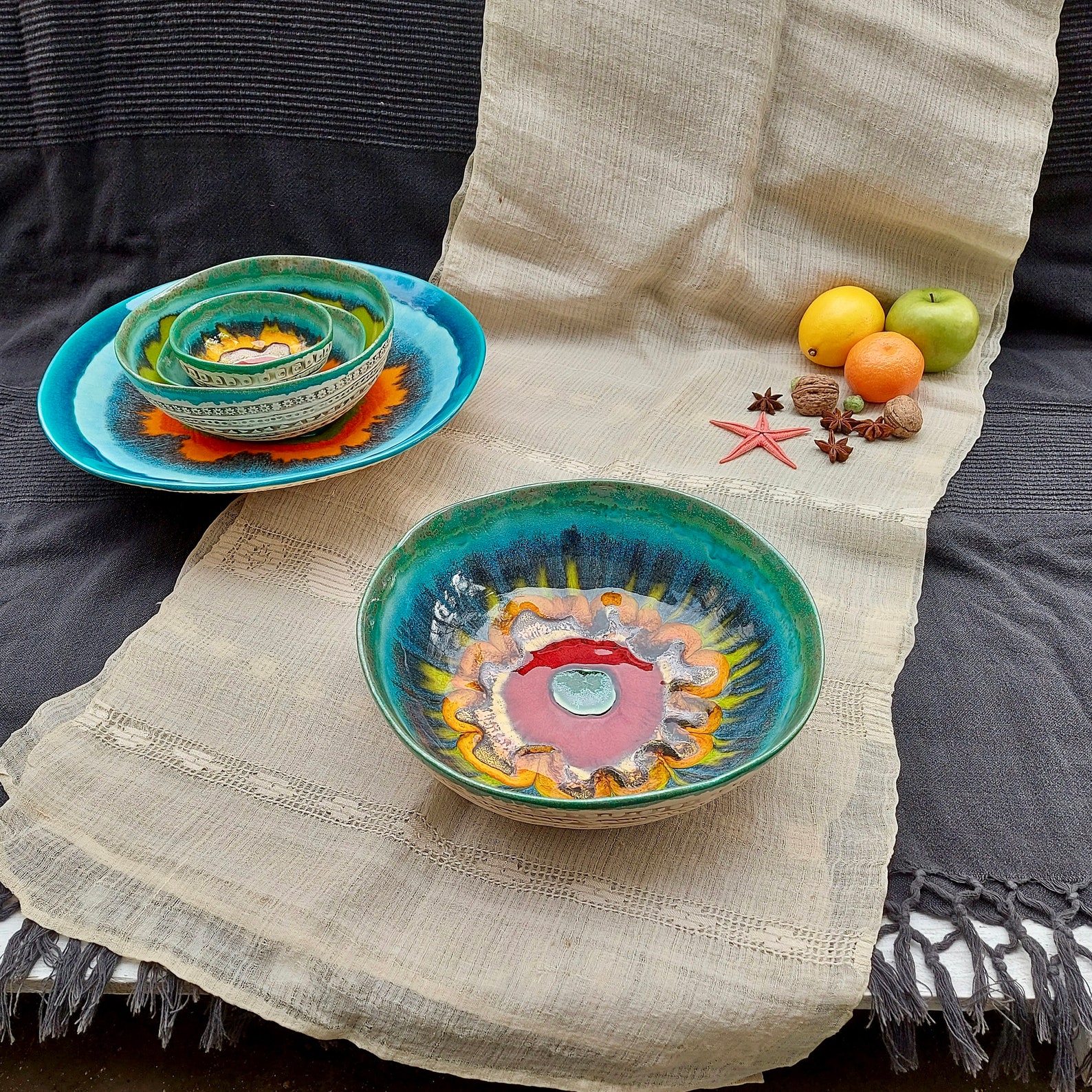 Unique Bowl Modern Ceramic Colour Ceramic Home Decor | Etsy