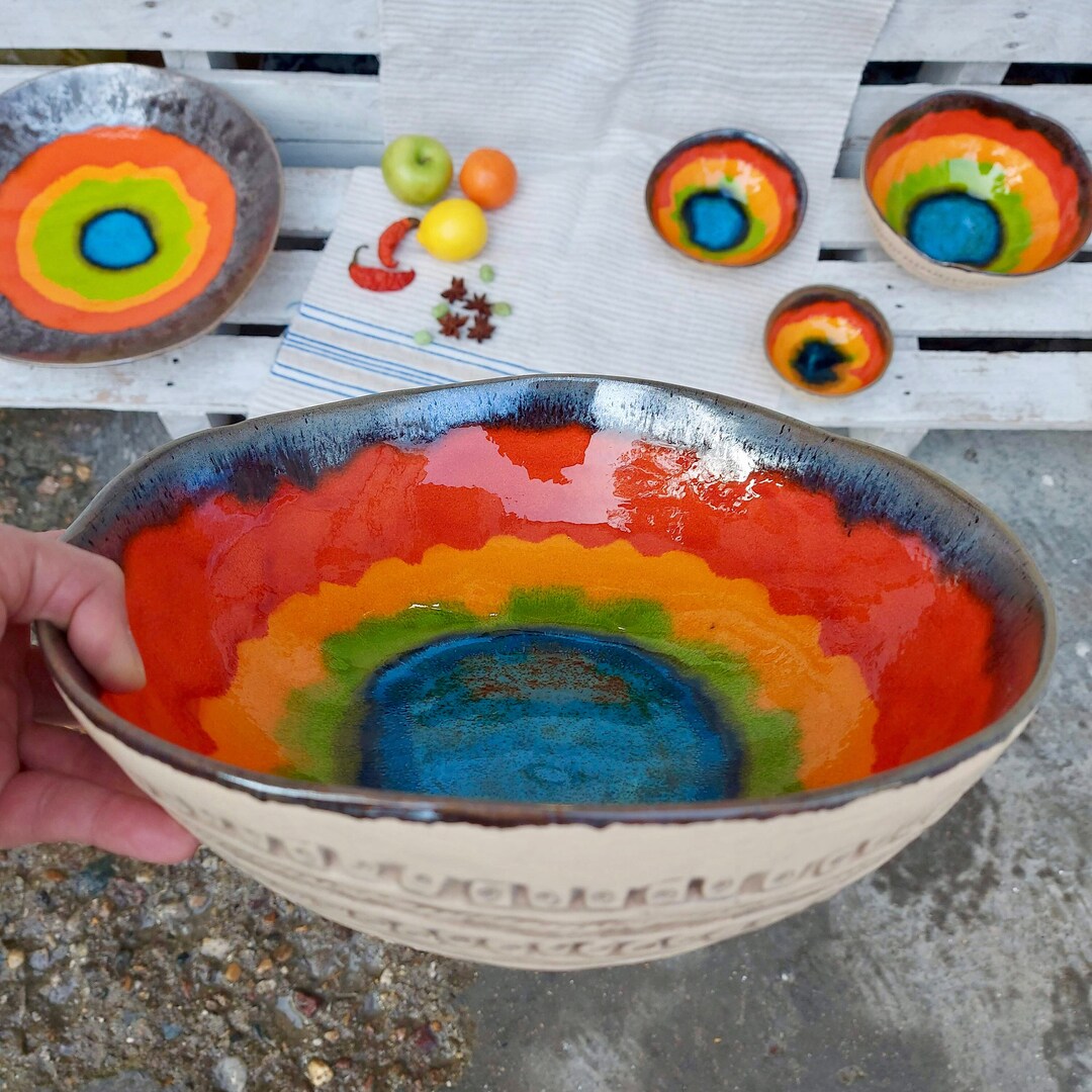 Art Ceramic Fruit Bowl Home Decor Modern Ceramic Bowl - Etsy