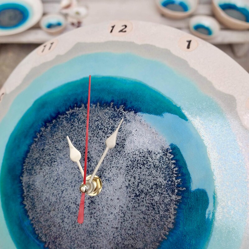 Ceramic Plate Clock - Etsy UK