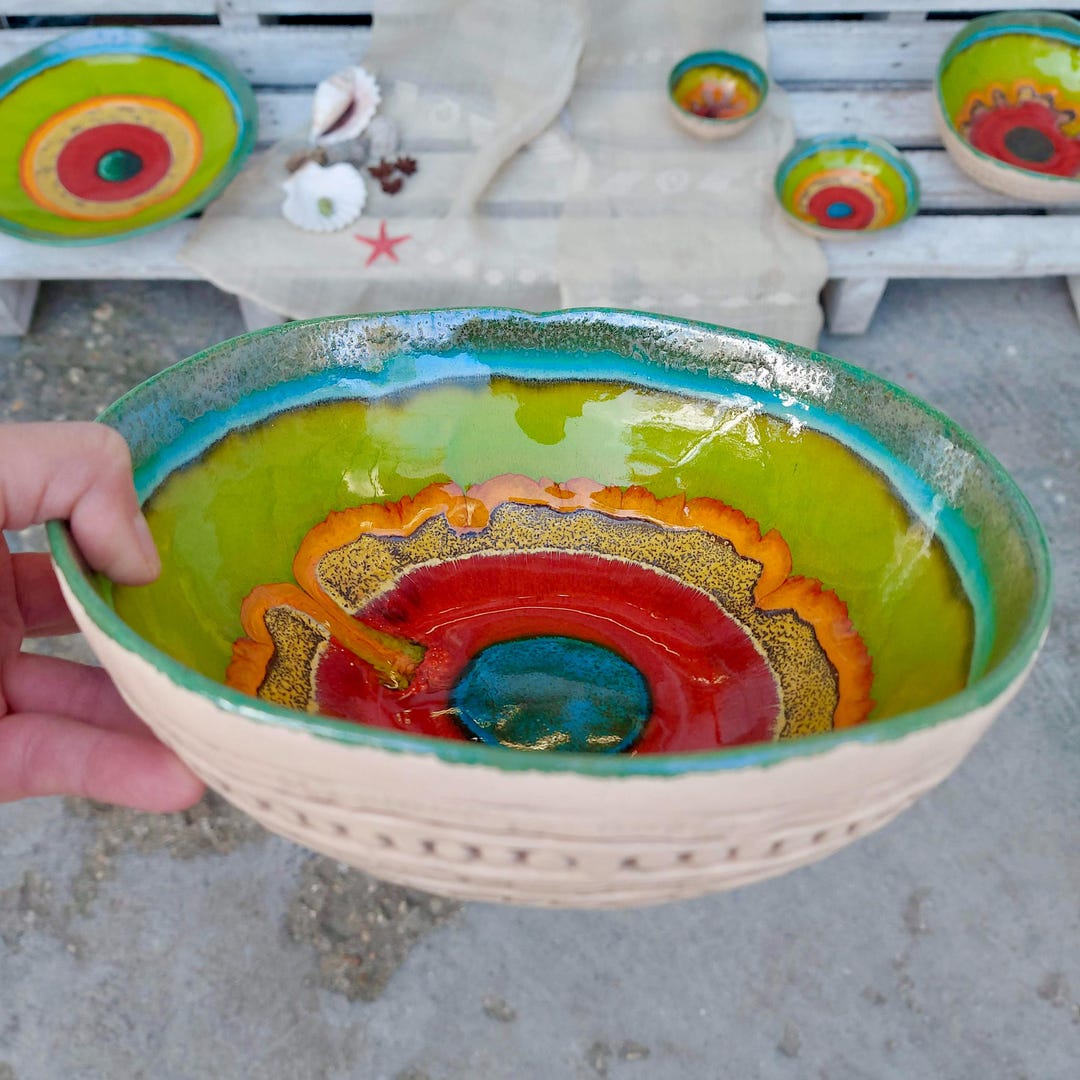 Handmade Pottery, Modern Ceramic Bowl, Pottery Bowl, Artistic Pottery ...