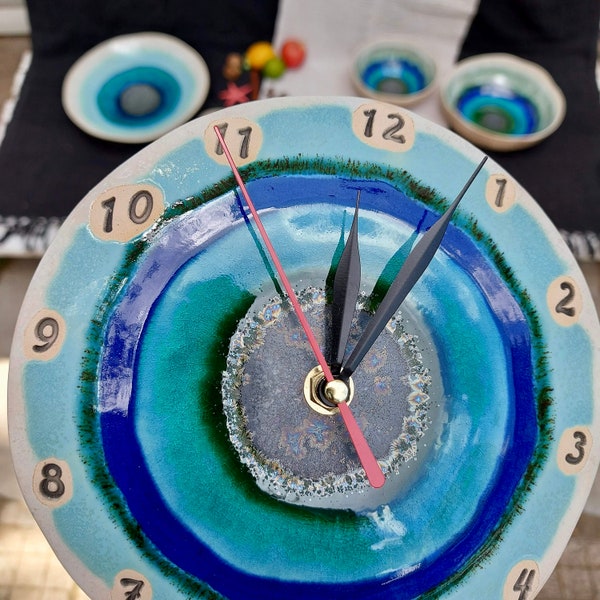 Ceramic Clock - Etsy