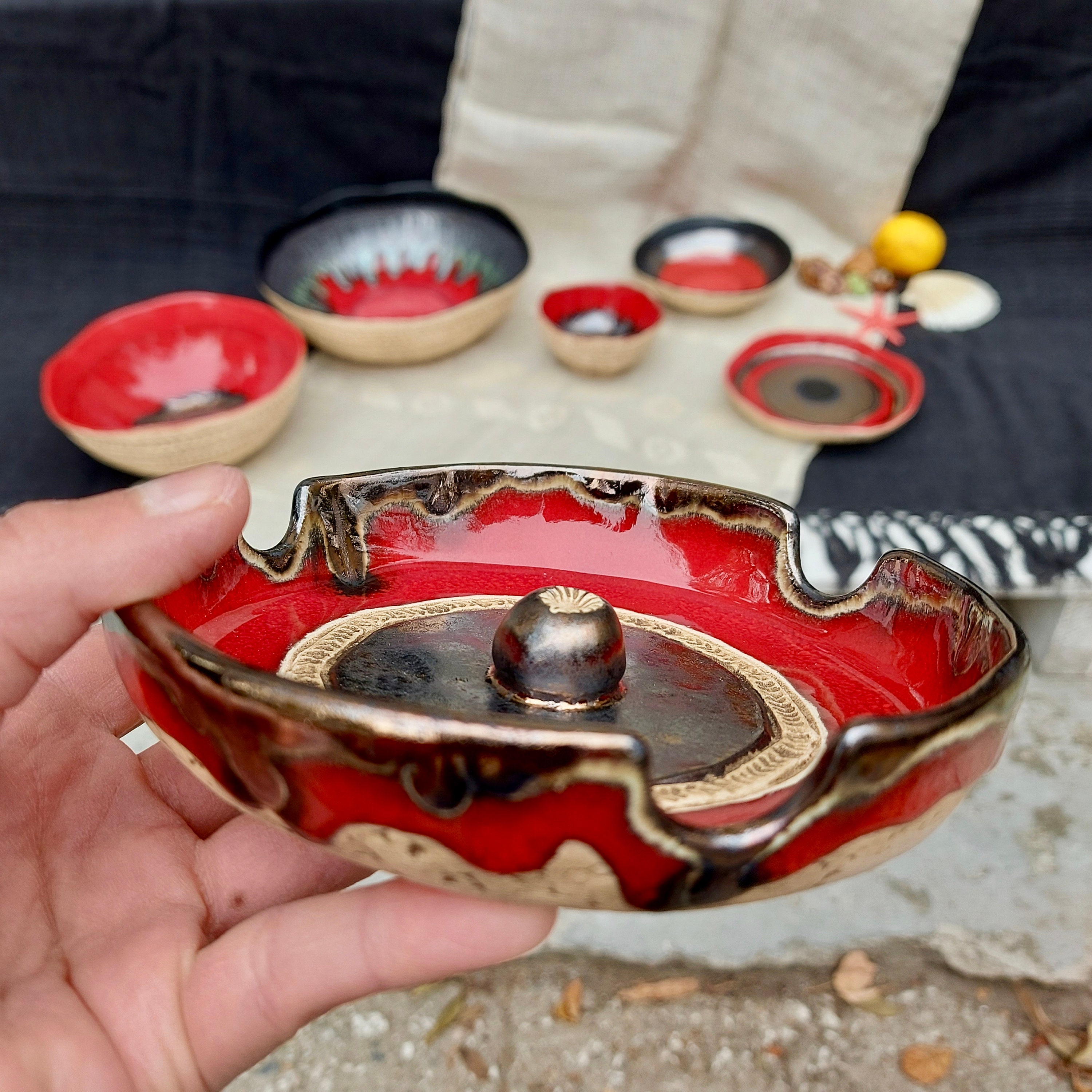 Unique Cigar Ashtray Ceramic Ashtray Handmade Ashtray Gift | Etsy