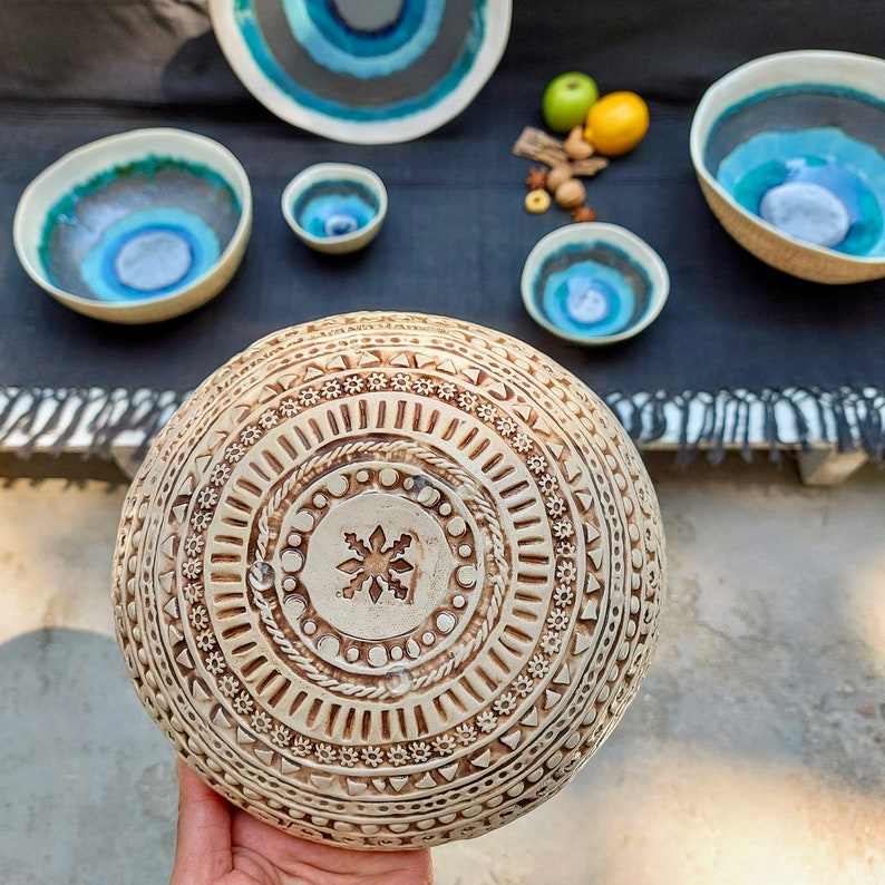 Ceramic Bowl Home Decor Handmade Pottery Modern Ceramic | Etsy