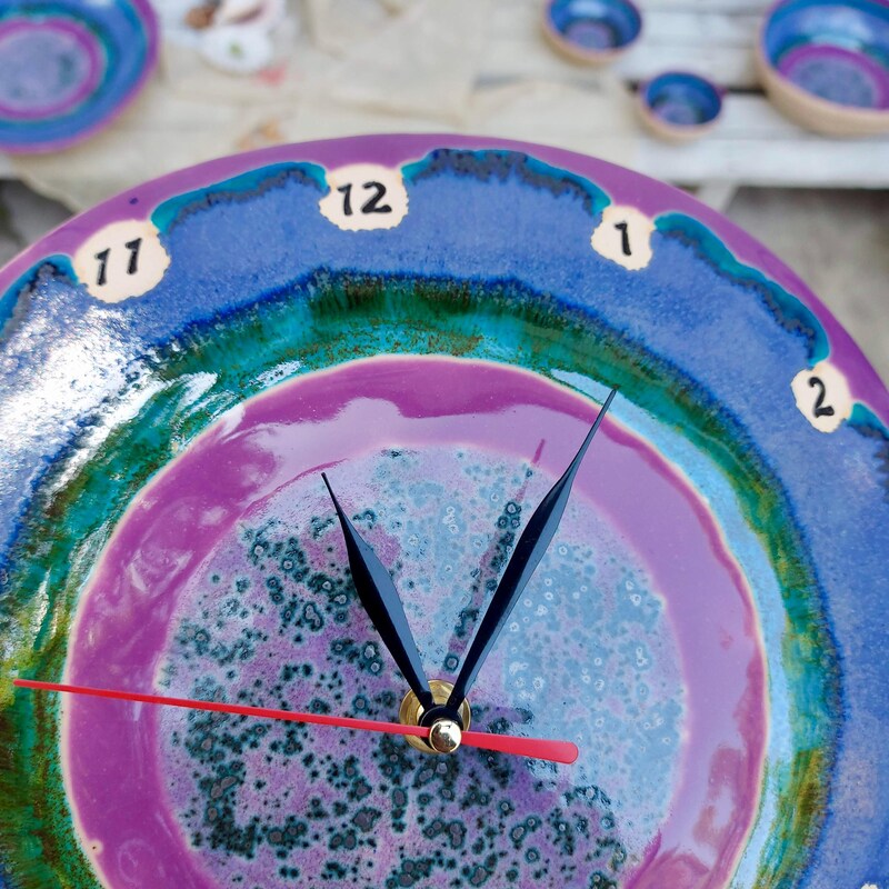 Ceramic Clock - Etsy