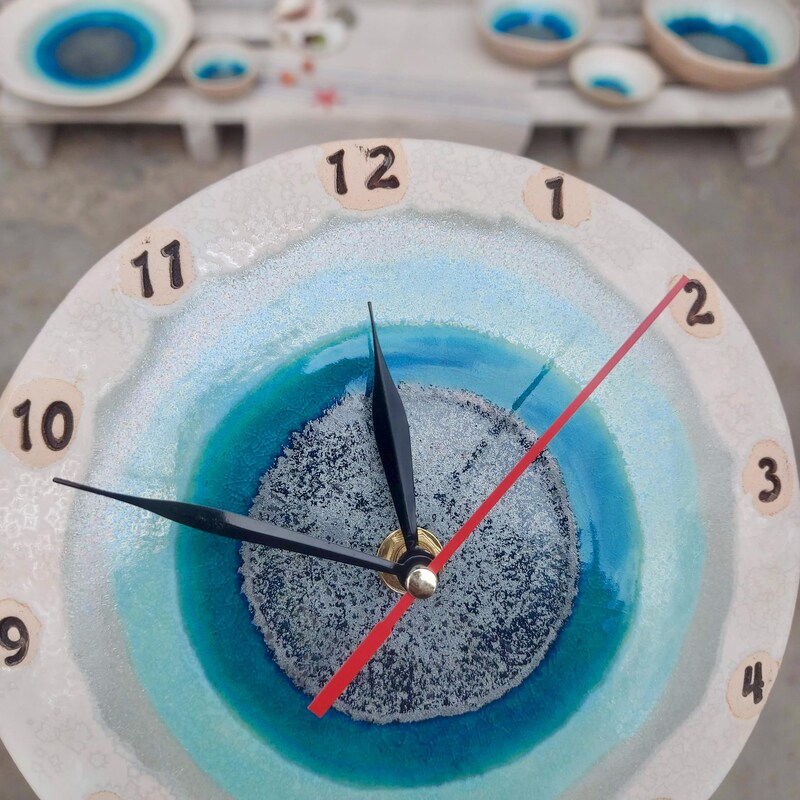 Ceramic Clock - Etsy