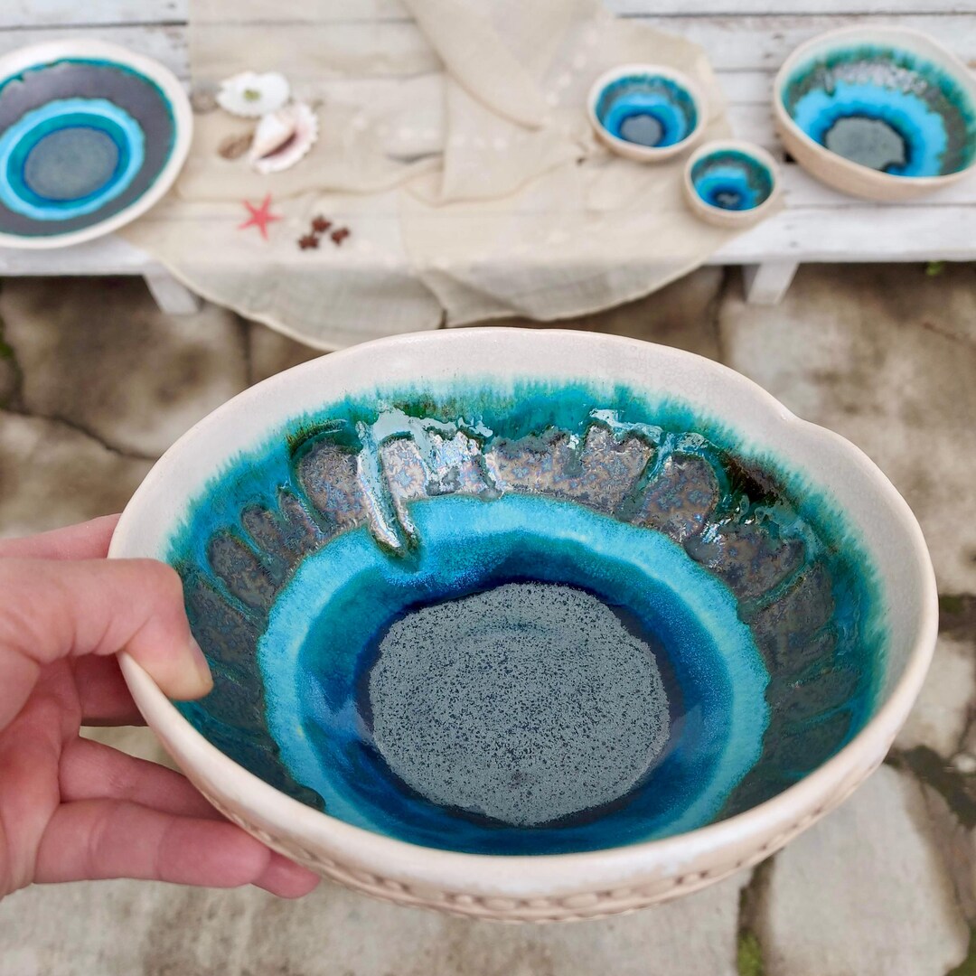 Ceramic Bowl, Home Decor, Handmade Pottery, Modern Ceramic Fruit Bowl ...