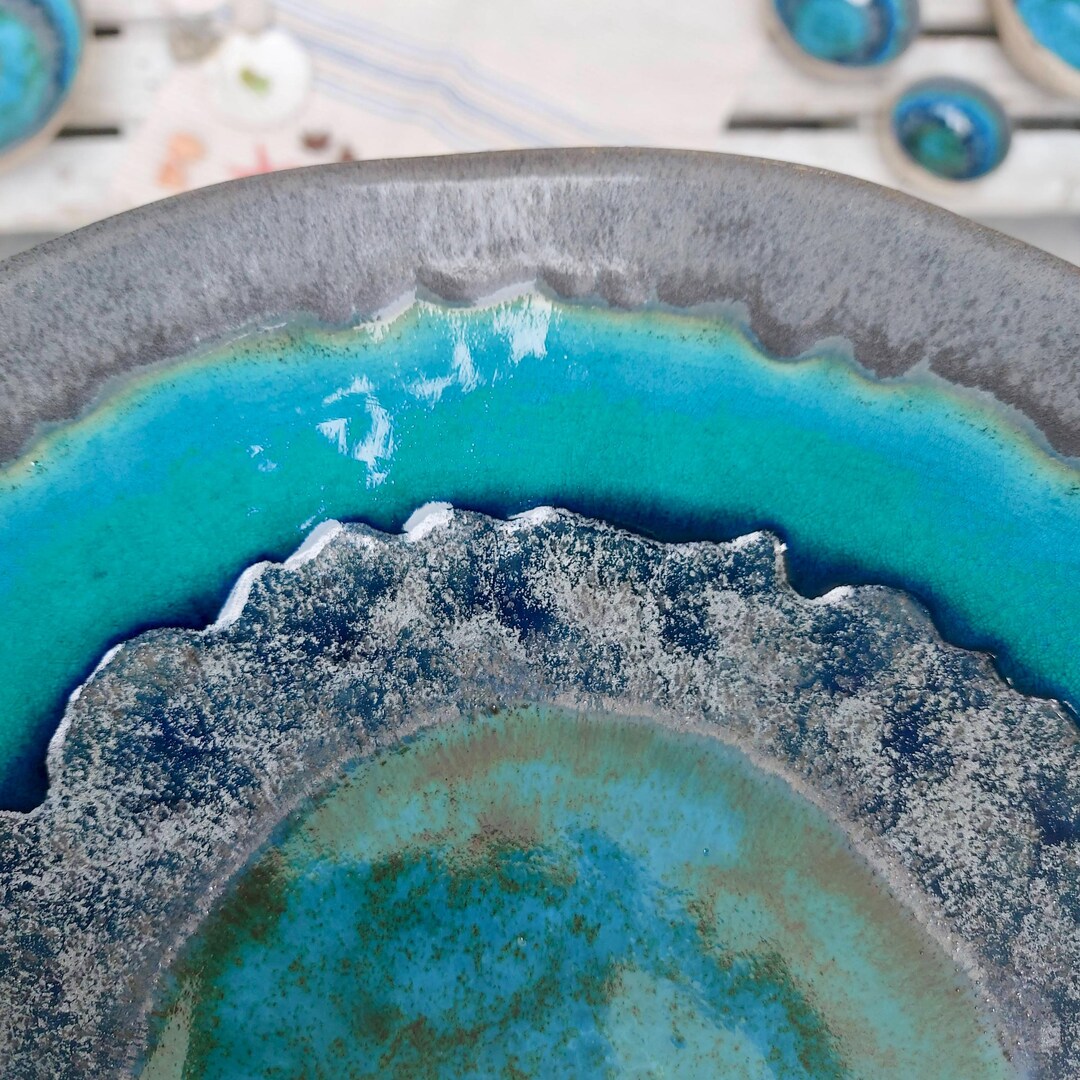Large Ceramic Plate, Wall Pottery, Housewarming Gifts, Unique Pottery ...
