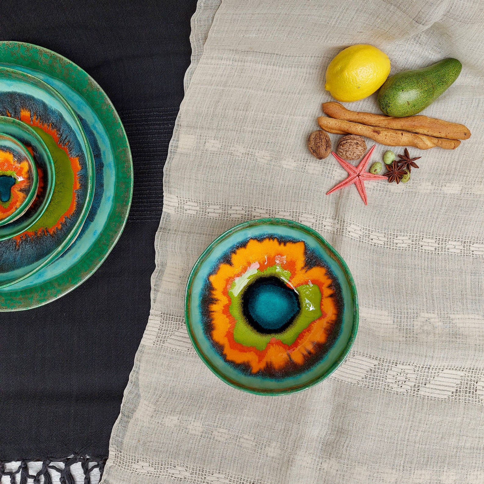 Colourful Bowl Ceramic Art Ceramic Bowl Modern Pottery | Etsy