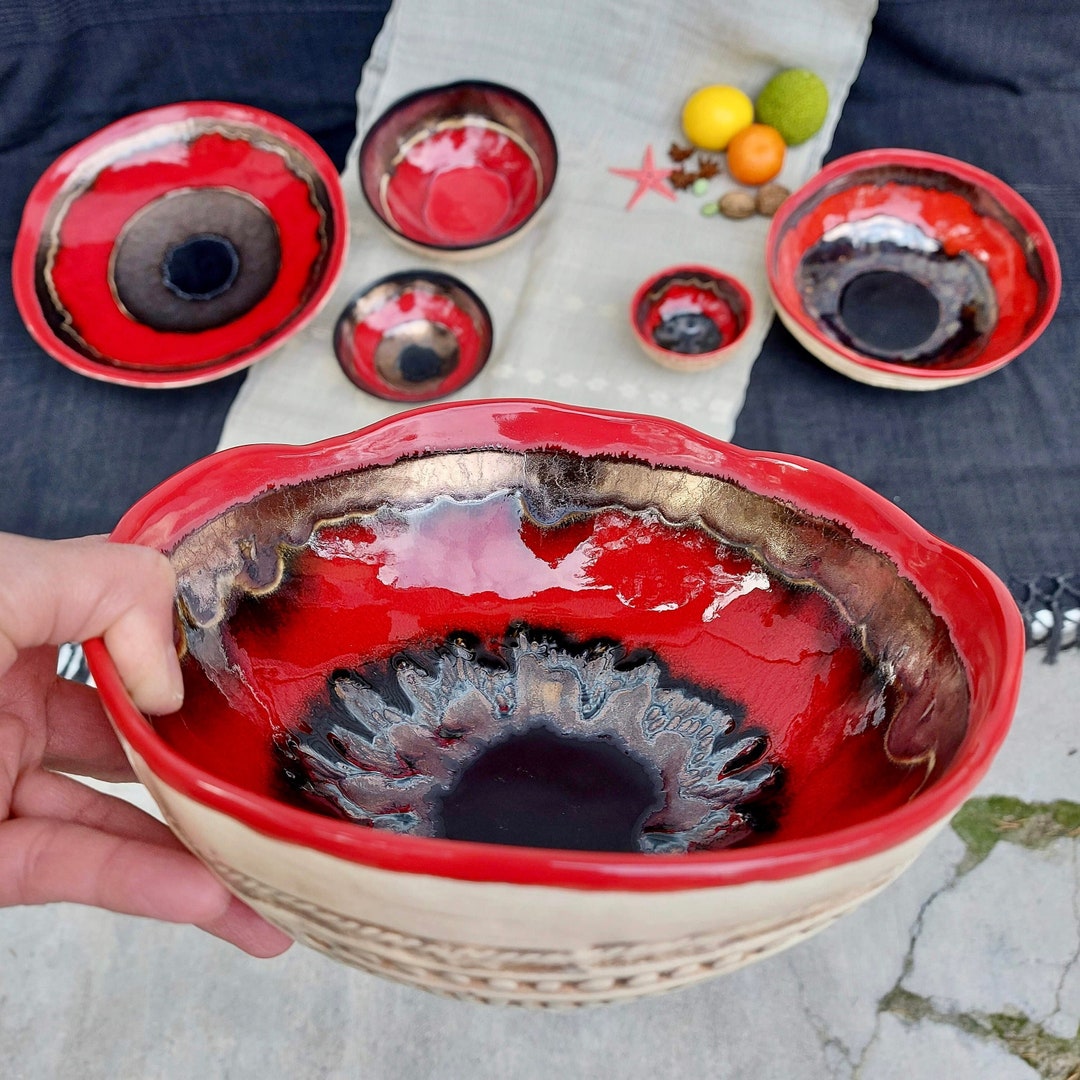 Handmade Pottery Modern Ceramic Bowl Pottery Bowl Artistic - Etsy