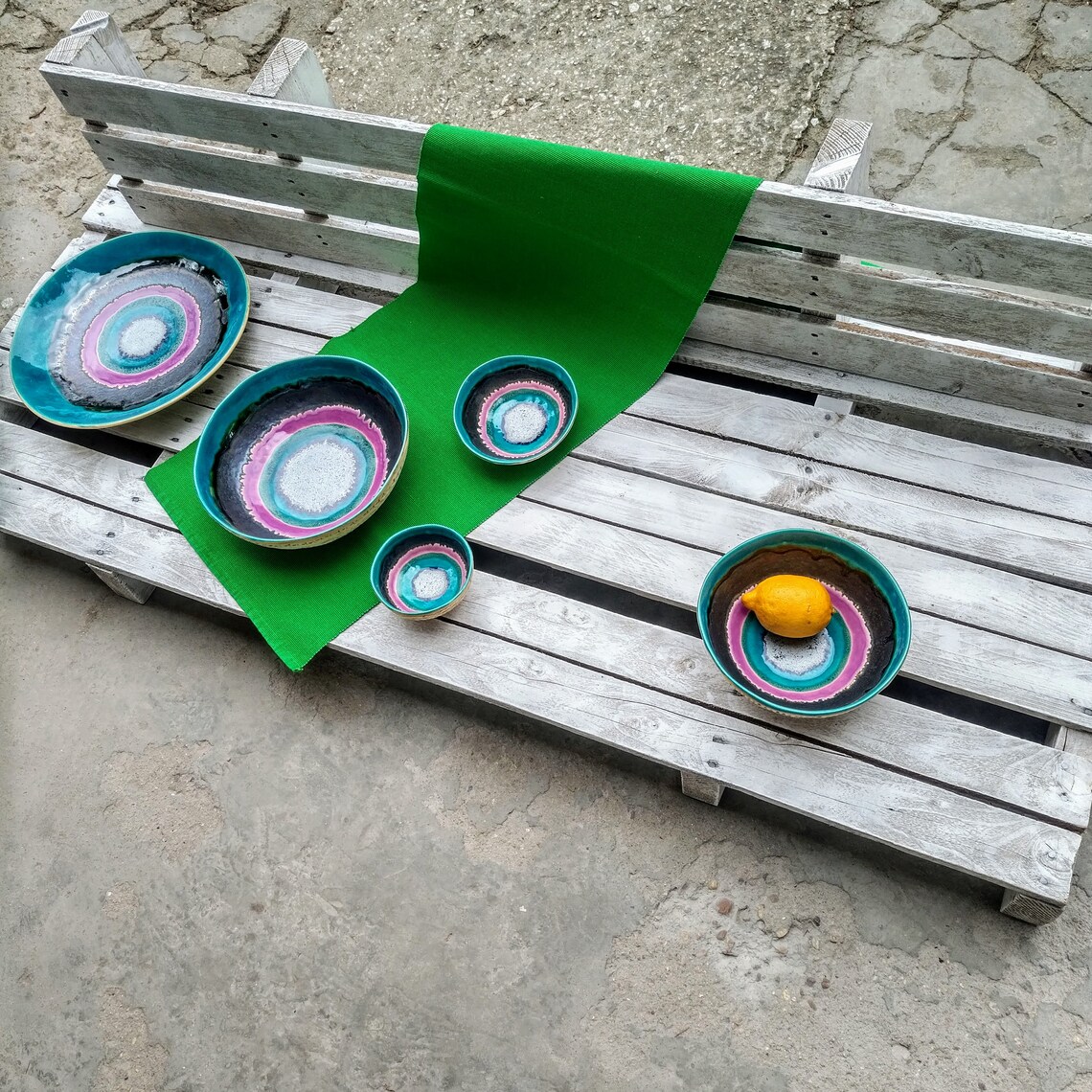 Colourful Bowl Ceramic Art Ceramic Bowl Modern Pottery | Etsy