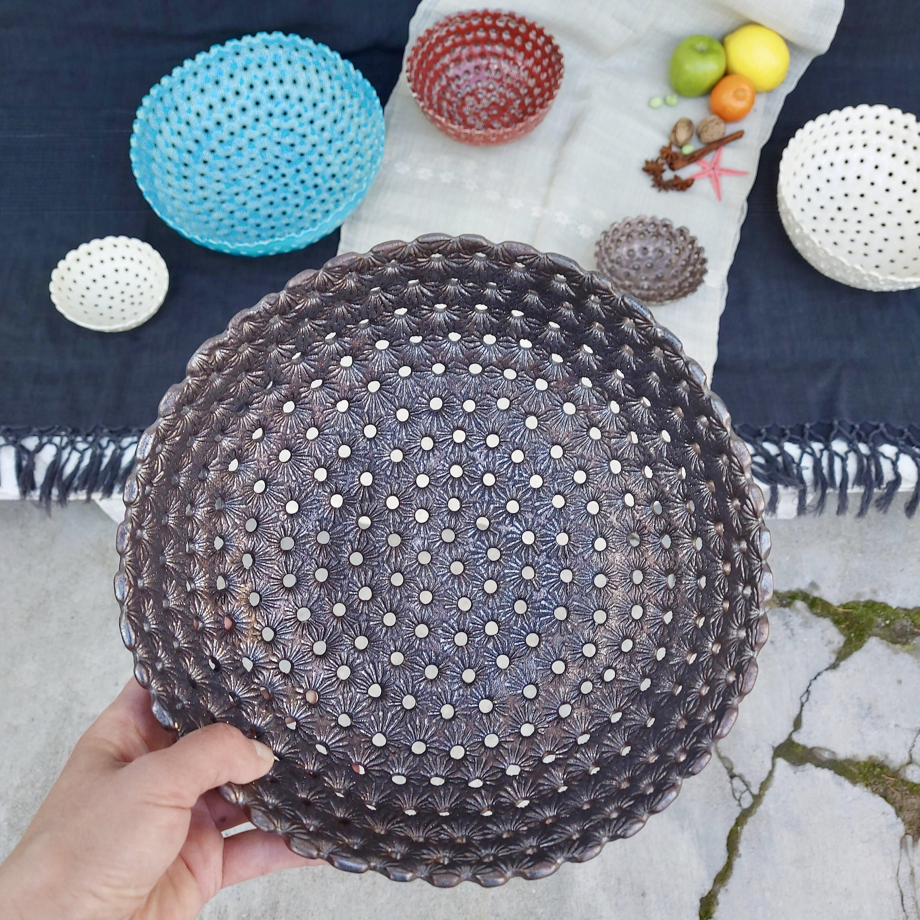 Contemporary Home Decor Ceramic Design Black Bowl Modern | Etsy