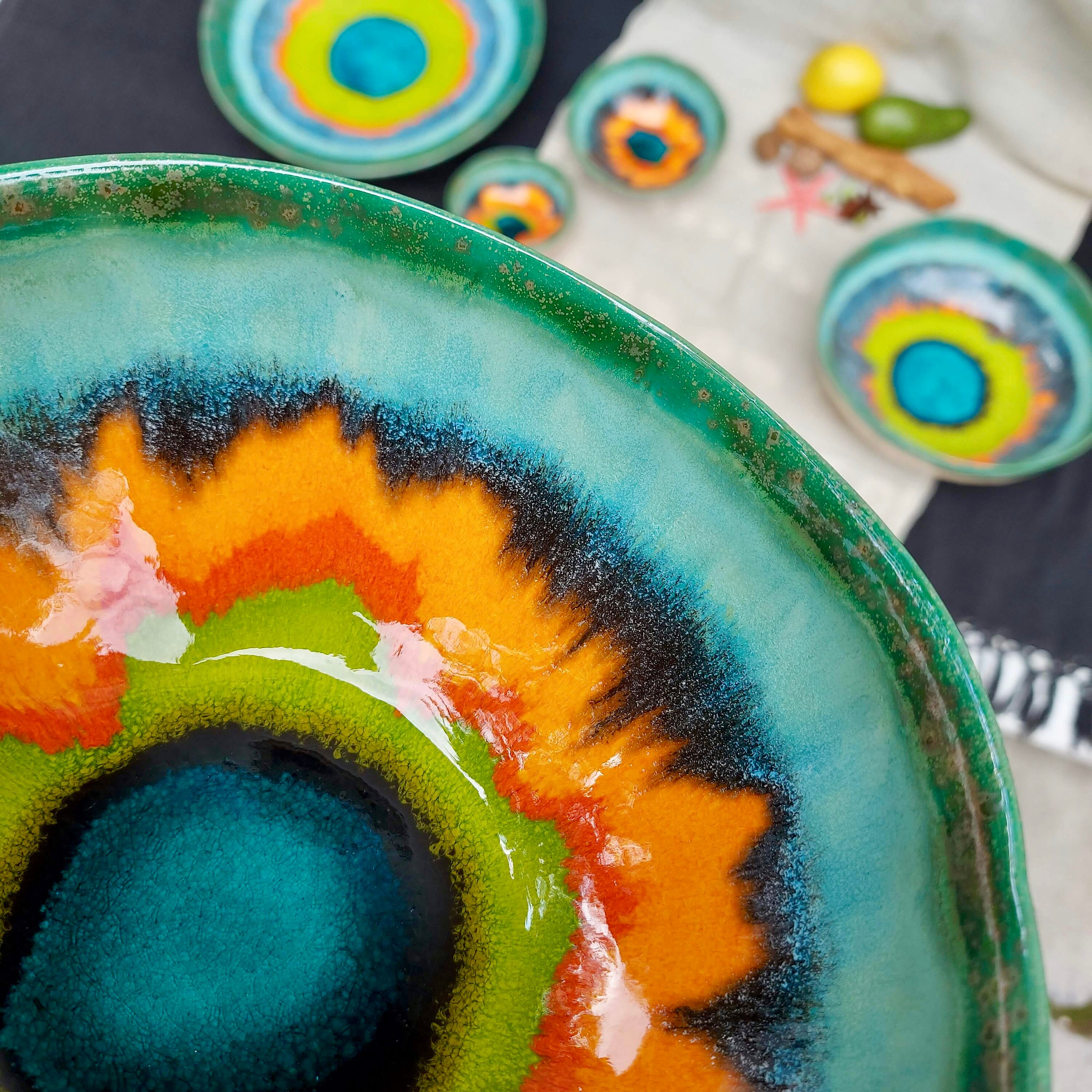 Colourful Bowl Ceramic Art Ceramic Bowl Modern Pottery | Etsy