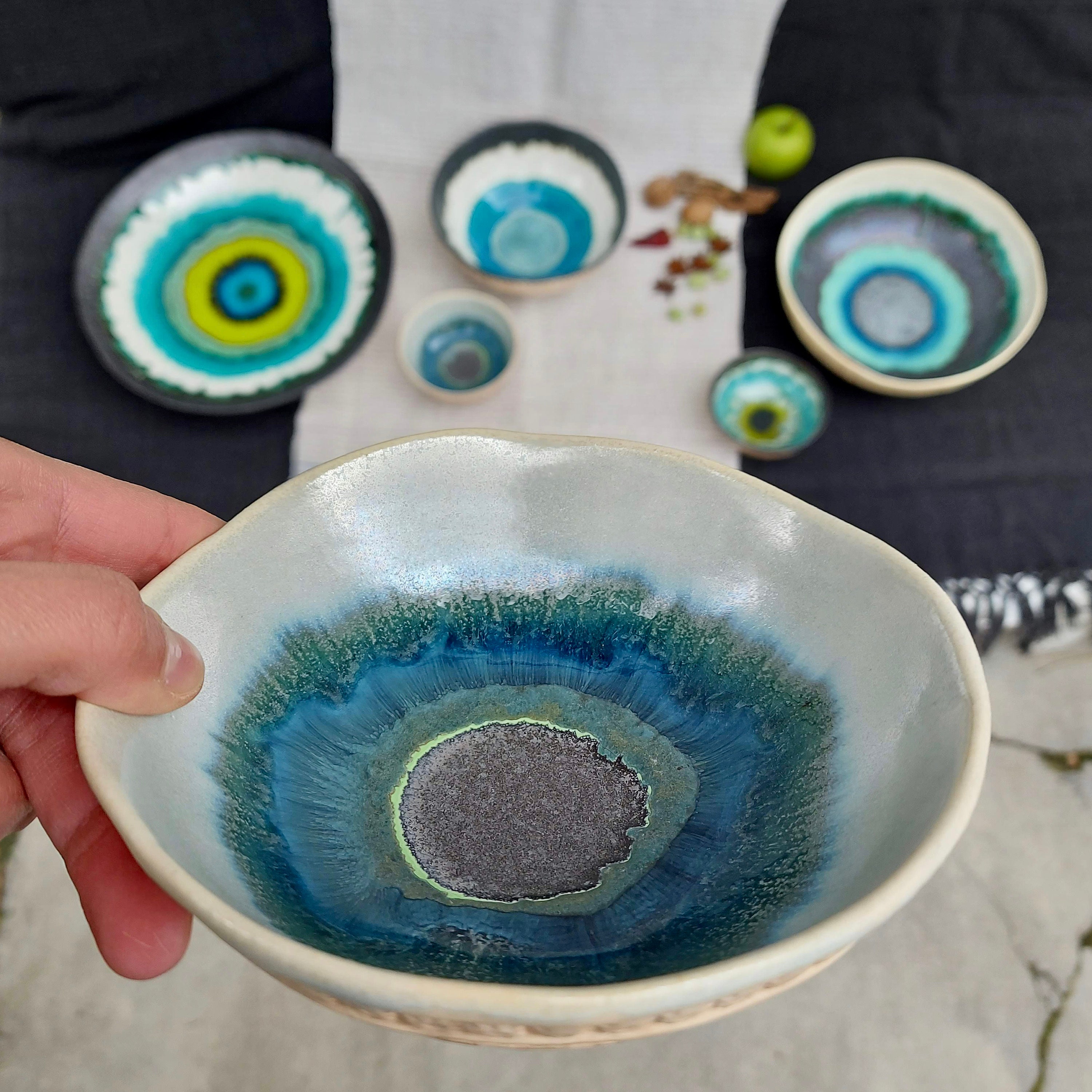 Ceramic Tapas Plate Handmade Unique Bowl Home Decor Fruits | Etsy