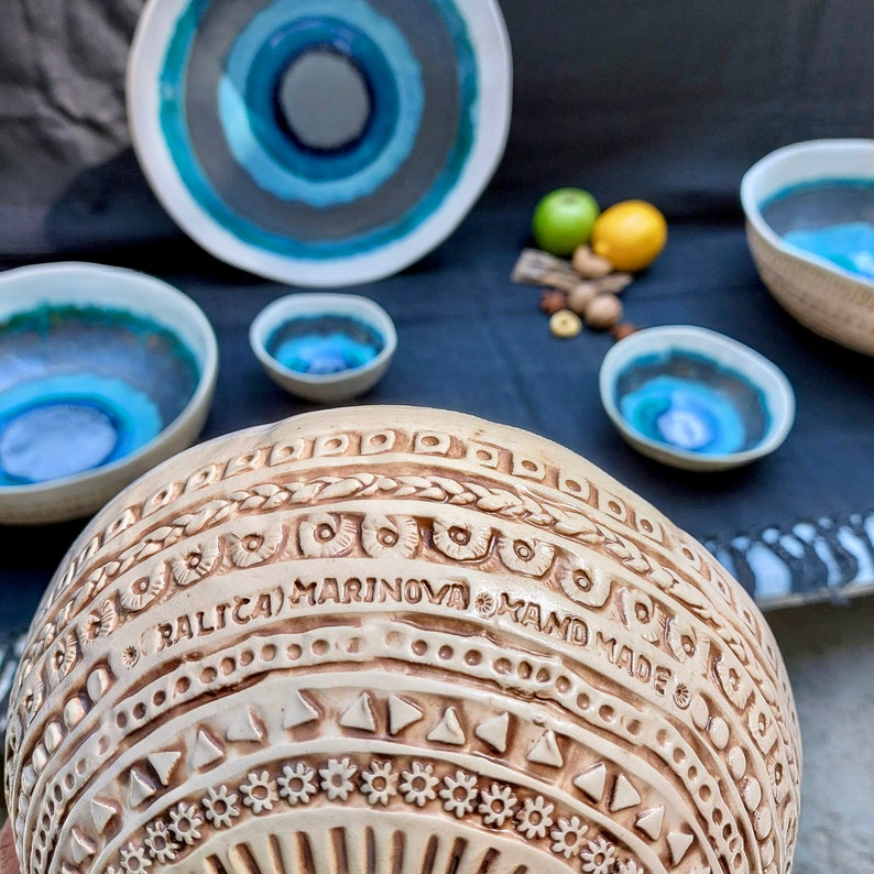 Ceramic Bowl Home Decor Handmade Pottery Modern Ceramic | Etsy