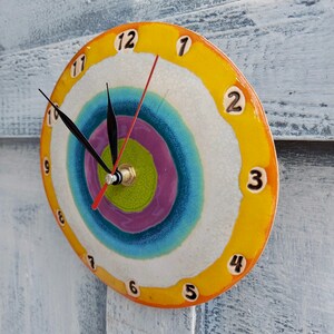 Handmade Ceramic Clock Unique Pottery Clock Gift Home - Etsy