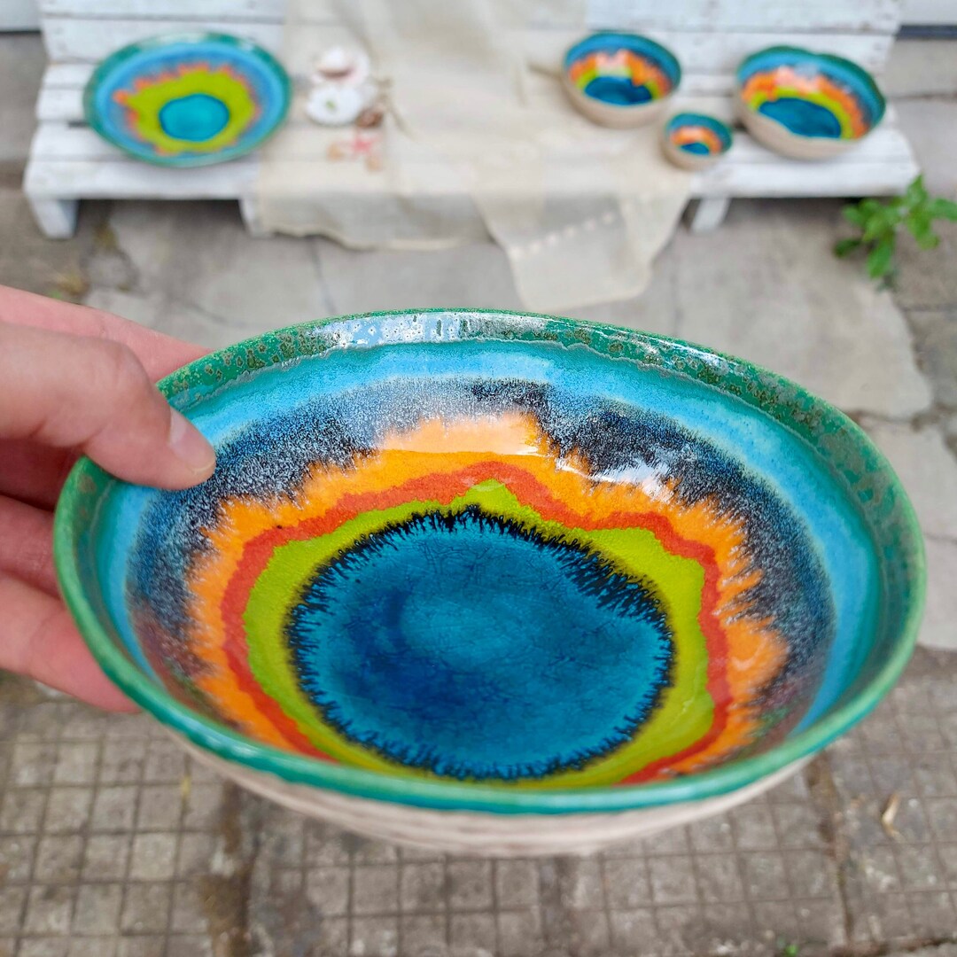 Ceramic Tapas Plate, Handmade Unique Bowl, Home Decor, Fruits Bowl ...