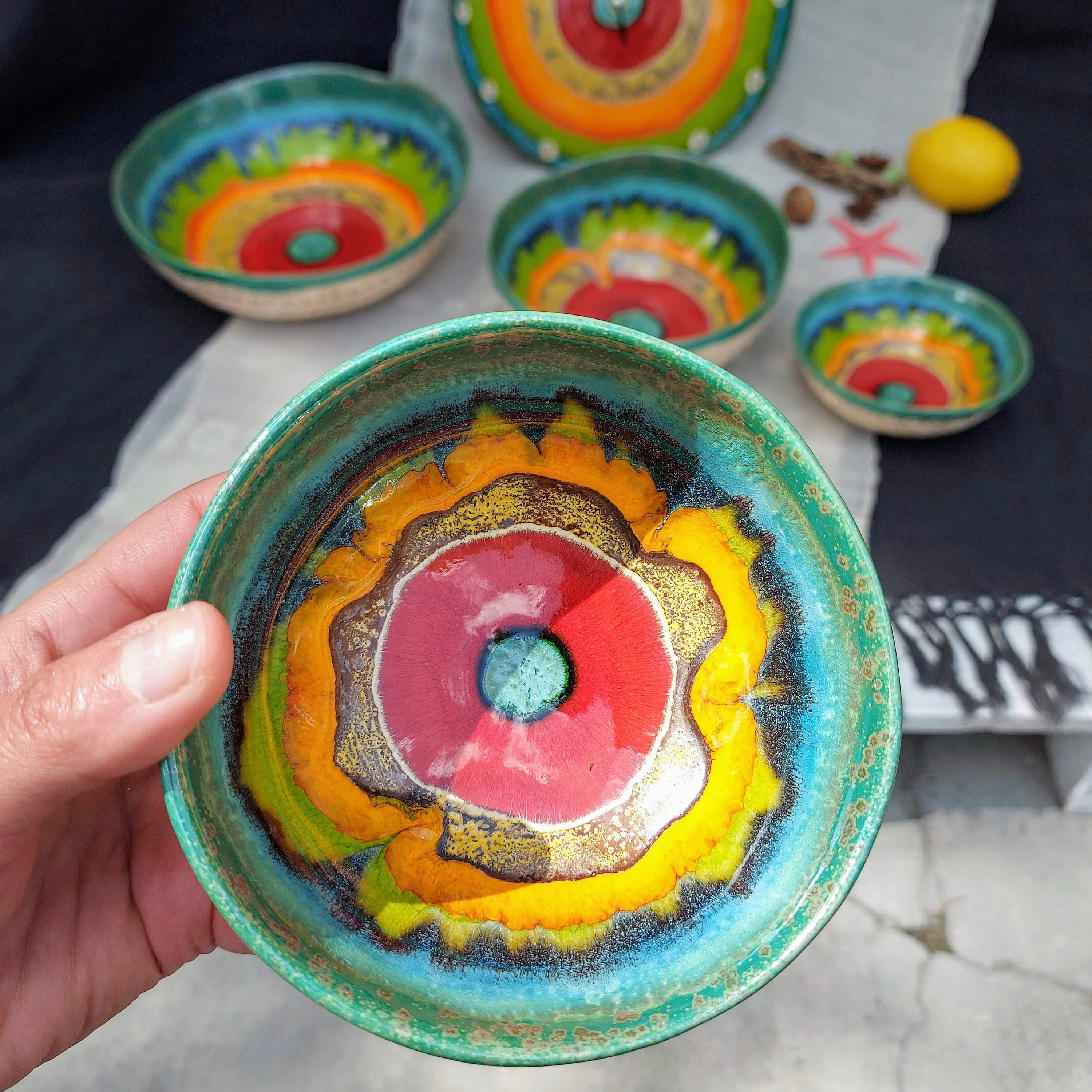 Snacks Bowl Gift for Her Handmade Bowl Contemporary Bowl | Etsy