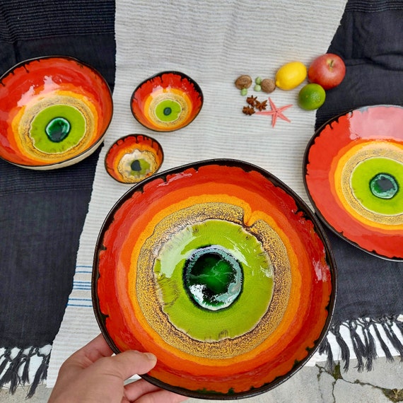 Handmade Pottery Modern Ceramic Bowl Pottery Bowl Artistic - Etsy
