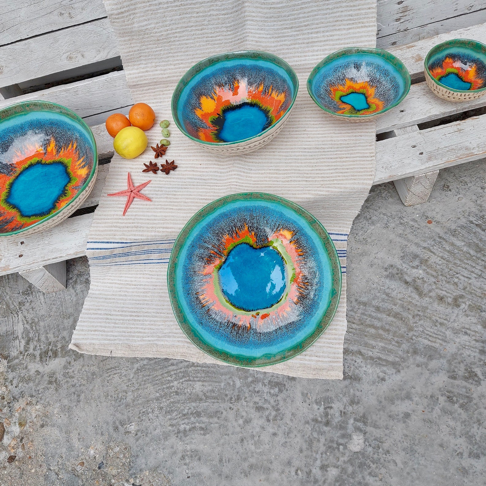 Ceramic Wall Decor Art Ceramic Handmade Pottery Wall Plate - Etsy