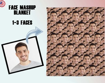 Face All Over Blanket - Etsy