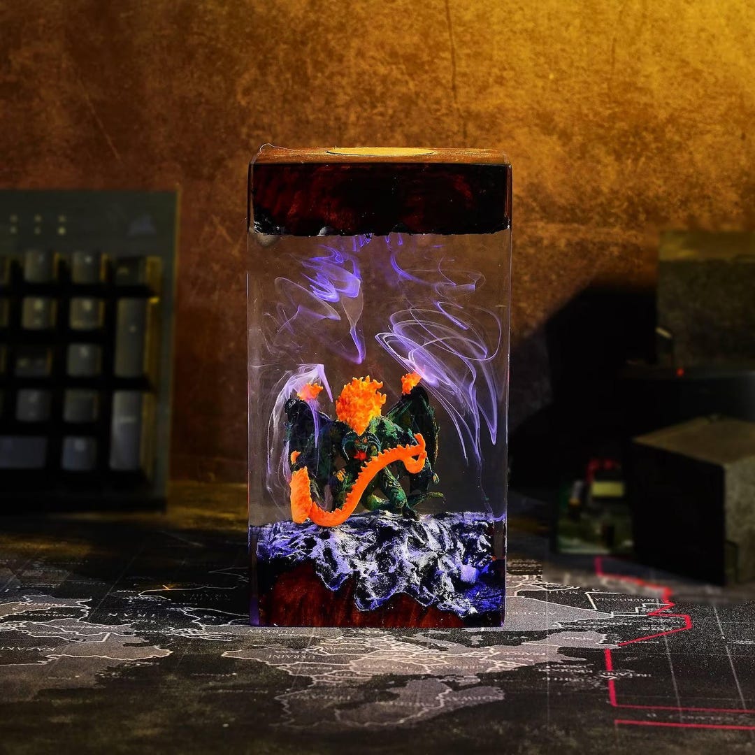 Lord of the Ring Balrog Movie, Epoxy Resin Lamp, Christmas Gift, Gift ...