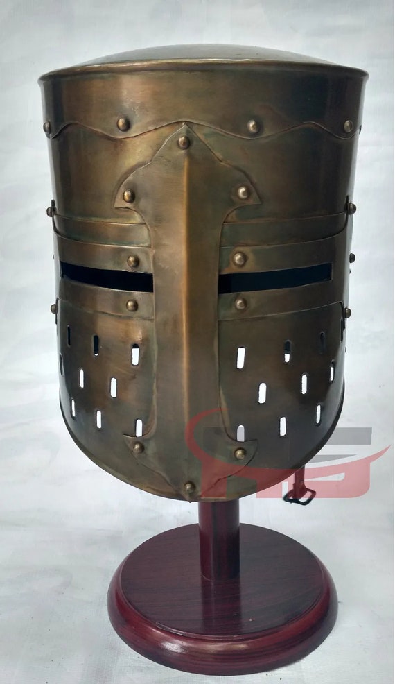 Knights Templar Helmet MEDIEVAL KNIGHTS TEMPLAR ARMOURED SUIT FULLY
