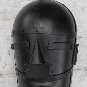 Helmet for Punishment Medieval Age Slave Tortures Head Cover Black ...