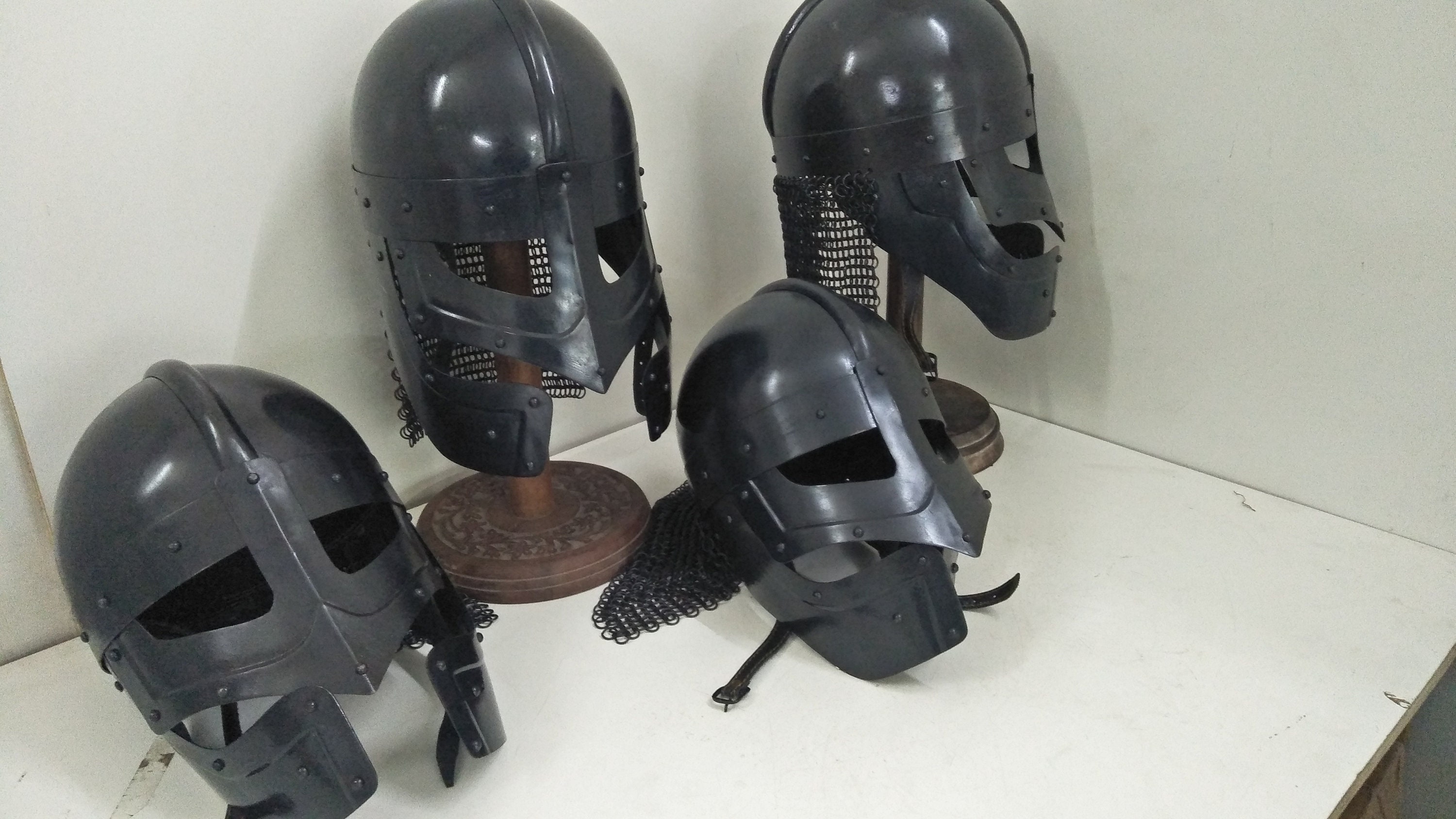 Medieval Raven Steel Knight Armor Replica Renaissance Helmet for ...