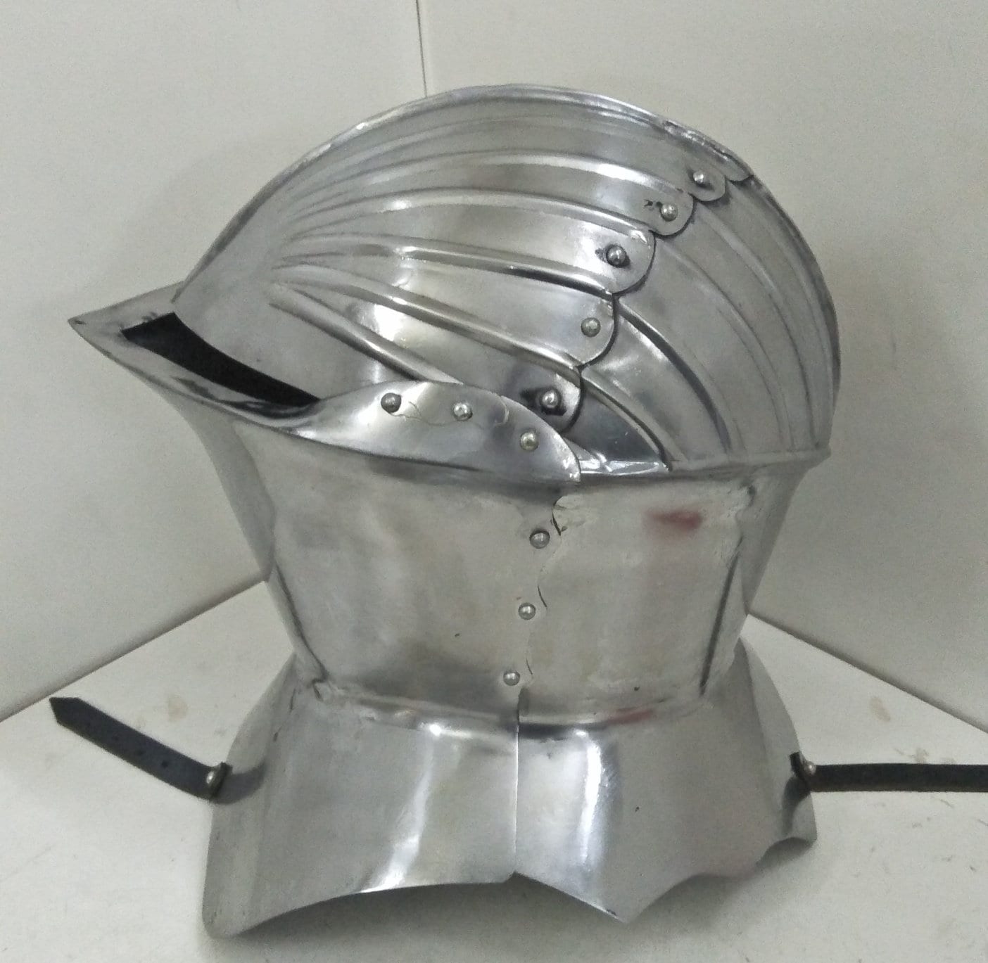 Medieval German Helmet Frog Mouth Knight Helmet Wearable Cosply Armor ...