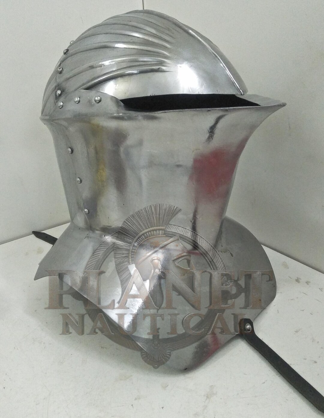 Frog Mouth Knight Helmet: Medieval German Jousting Helm - Etsy Norway