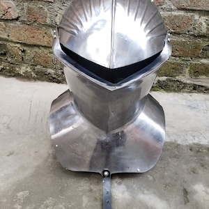 Medieval German Helmet Frog Mouth Knight Helmet Wearable Cosply Armor ...
