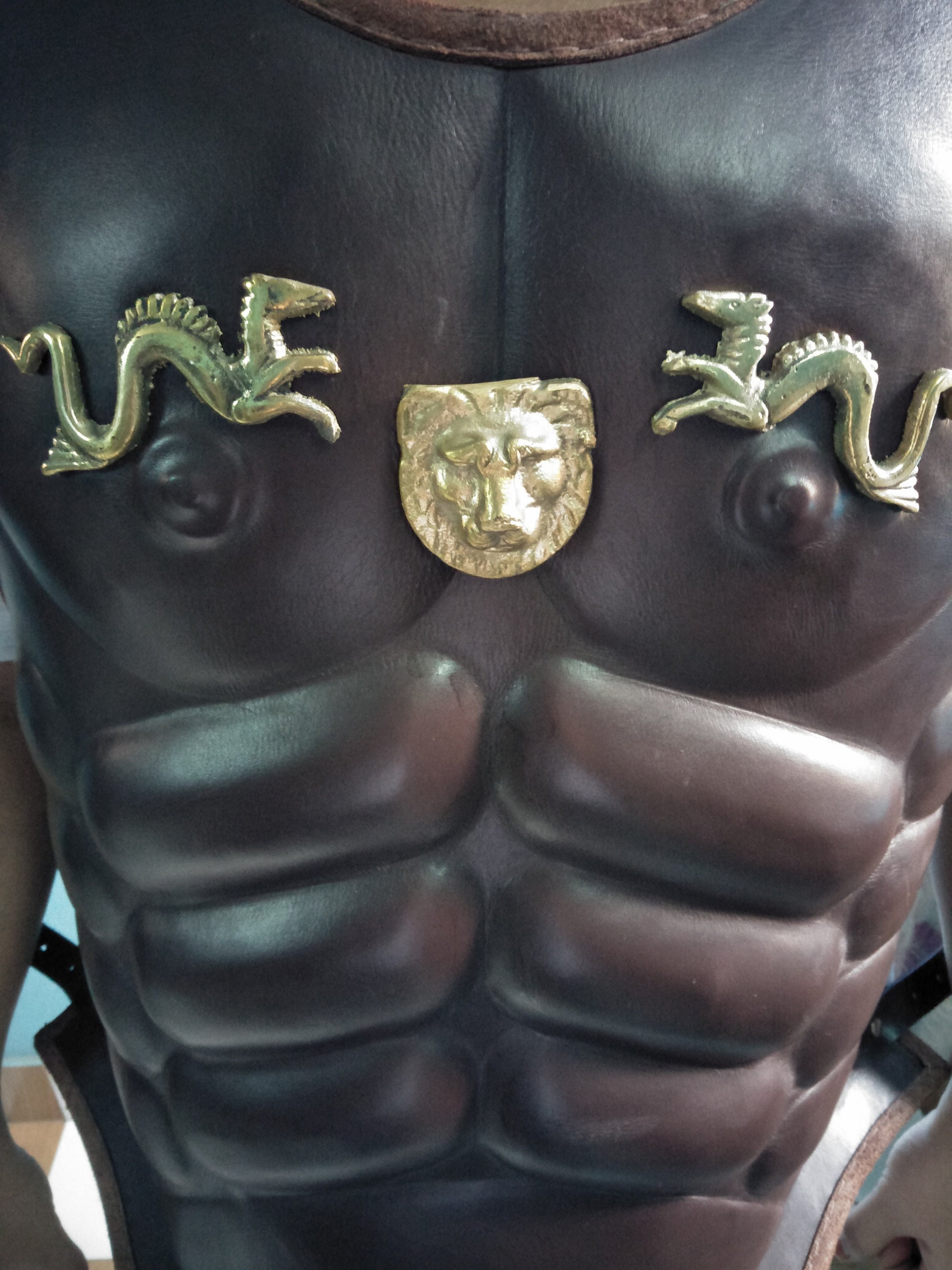 Leather Muscle Medieval Roman Armor Chest Breast Plate - Etsy UK