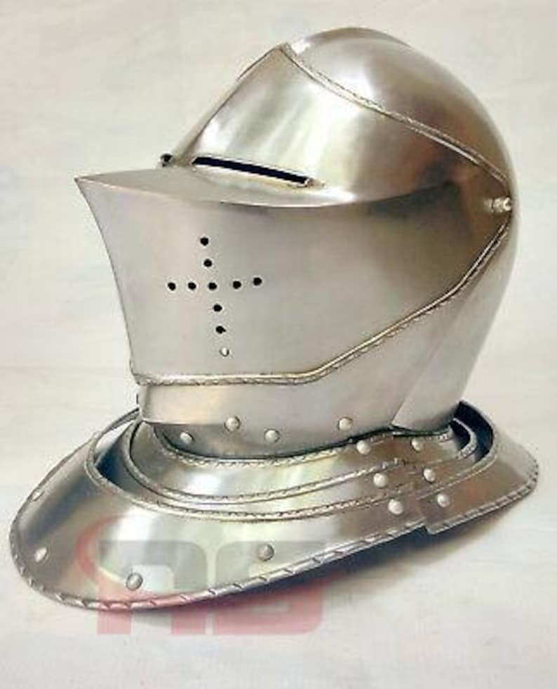 Medieval European Closed Armet Helmet 15-16th Century for Larp ...