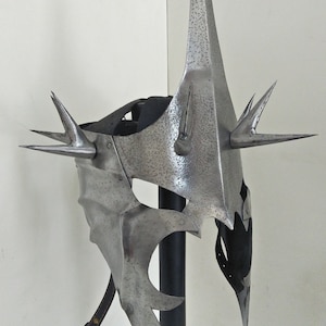 Witch King Nazgul Helmet Medieval Armor Steel Helmet Costume ...