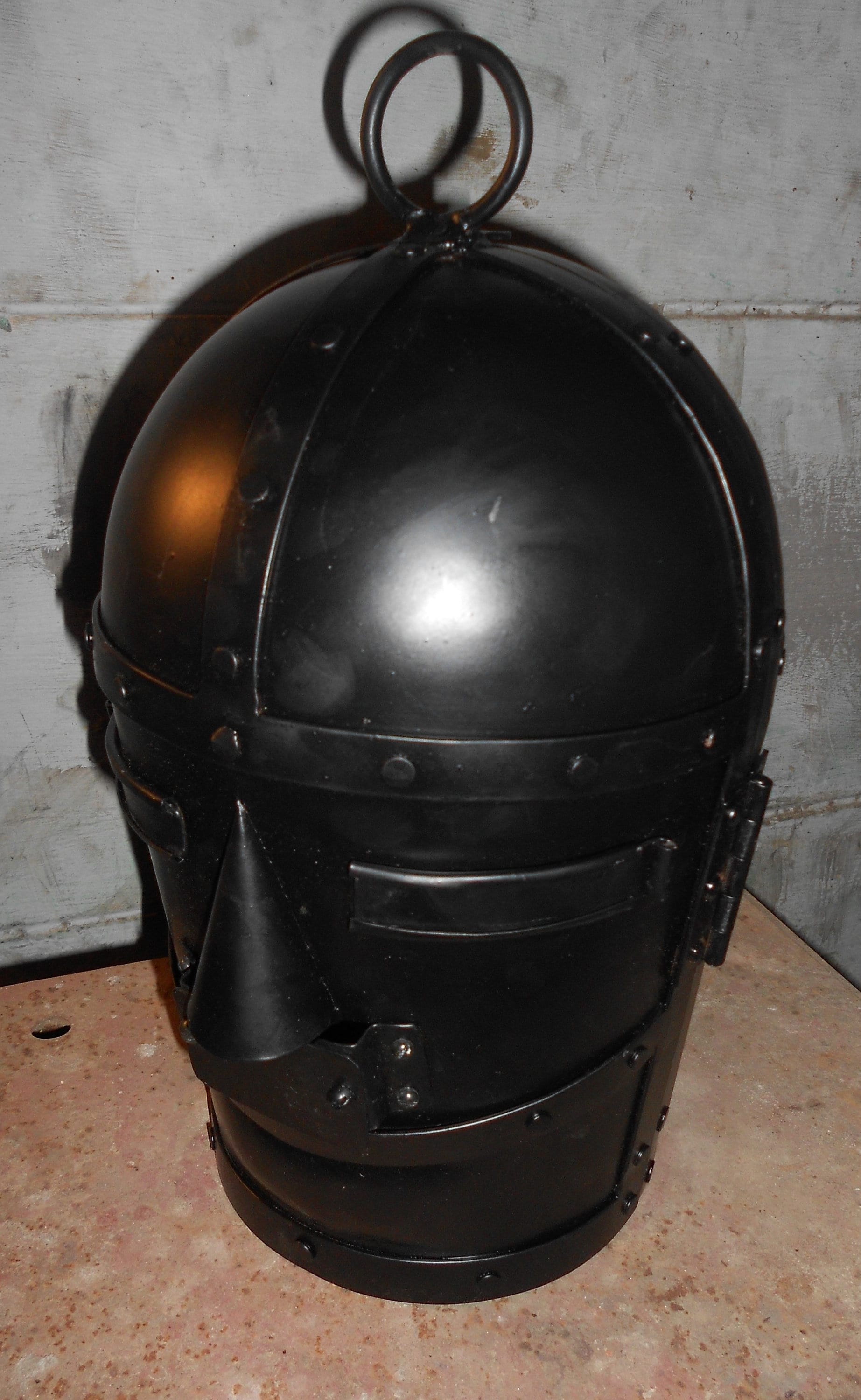 Helmet for Punishment Medieval Age Slave Tortures Head Cover Black ...