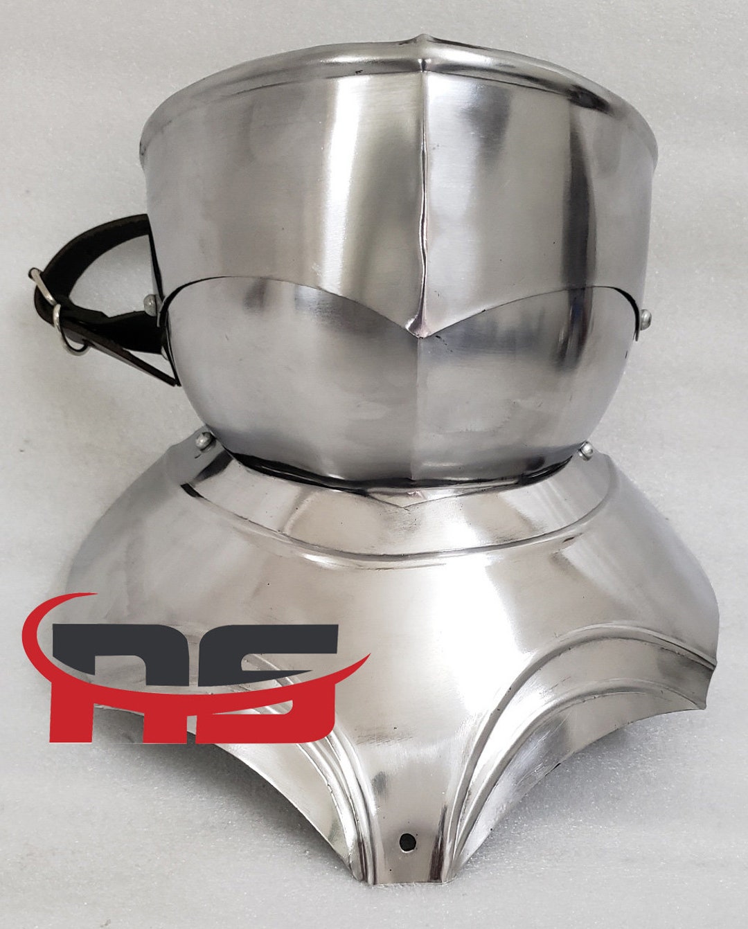 Medieval Knight Gorget With Foldable Gothic Gorget Armor, Neck Guard ...