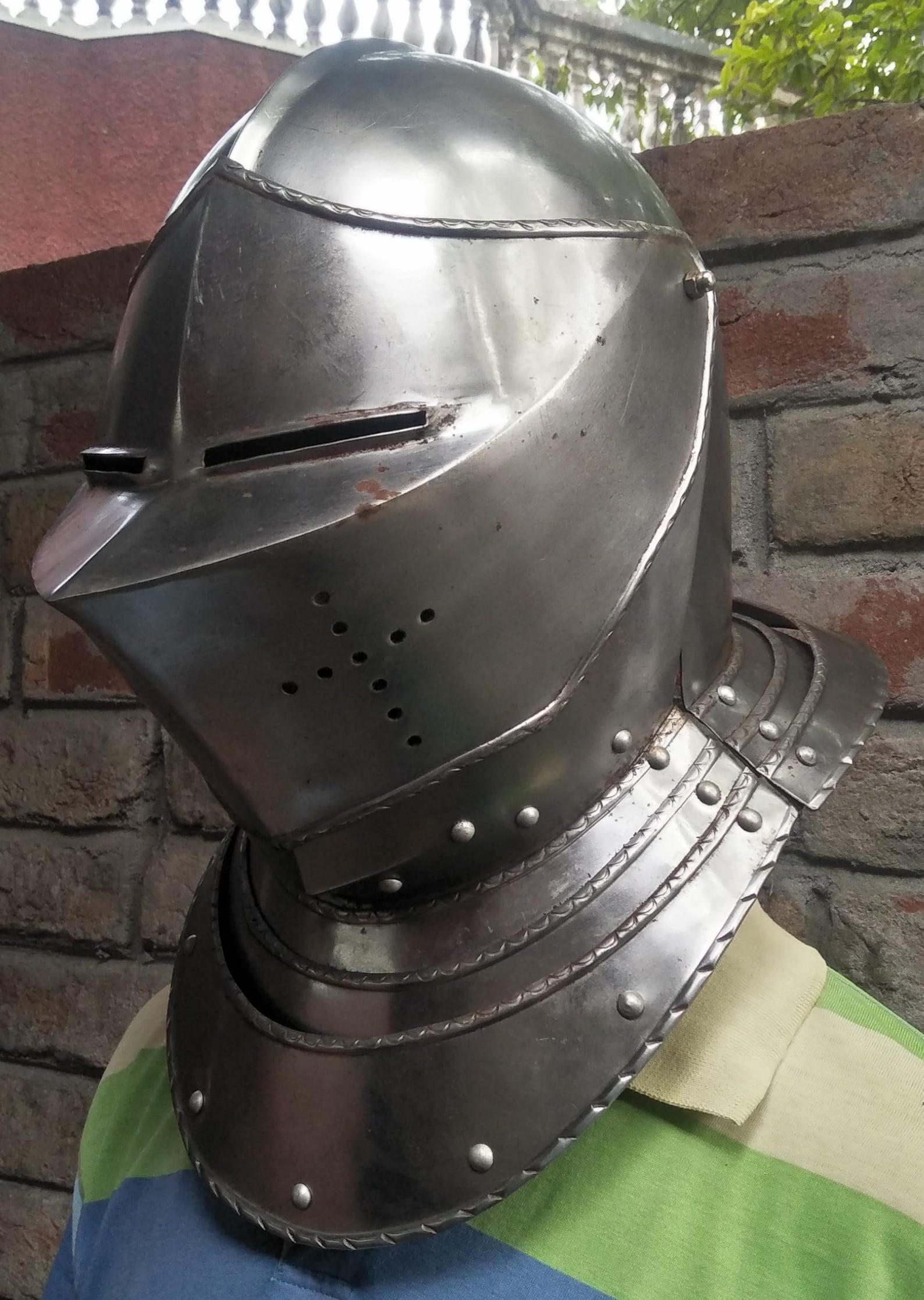 Medieval European Closed Armet Helmet 15-16th Century for Larp ...