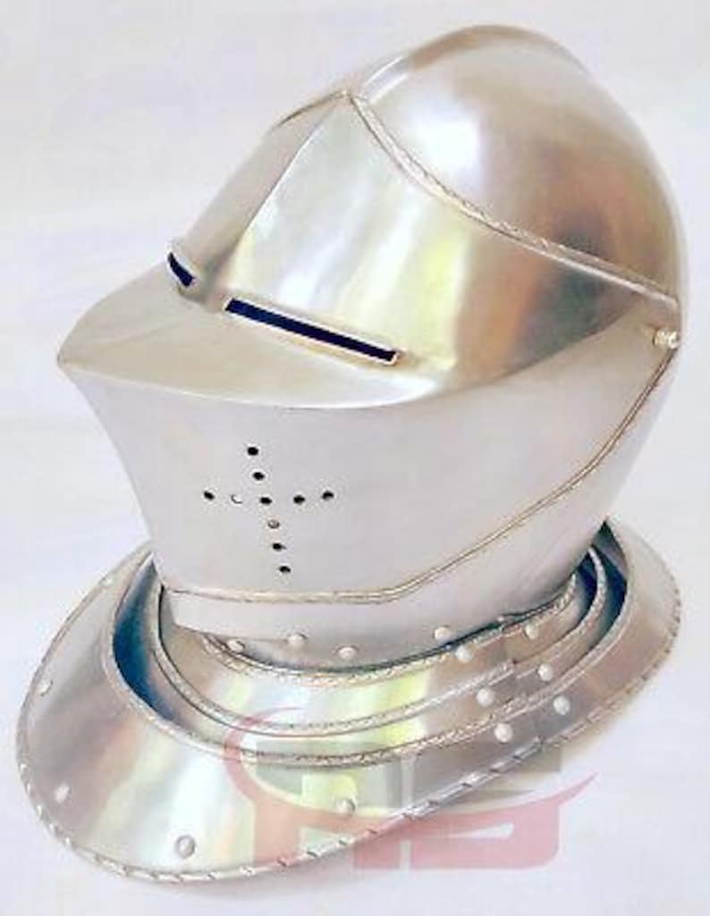 Medieval European Closed Armet Helmet 15-16th Century for Larp ...