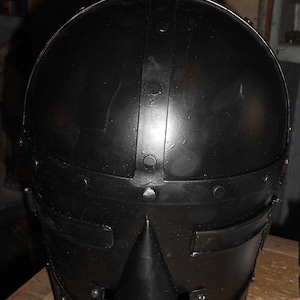 Helmet for Punishment Medieval Age Slave Tortures Head Cover Black ...