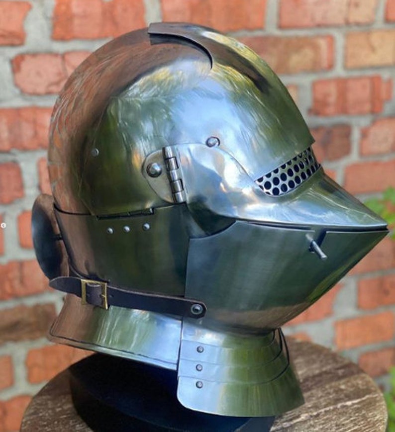 Armet Closed Close Helmet Medieval Armor Dark Souls Cosplay Fantasy ...