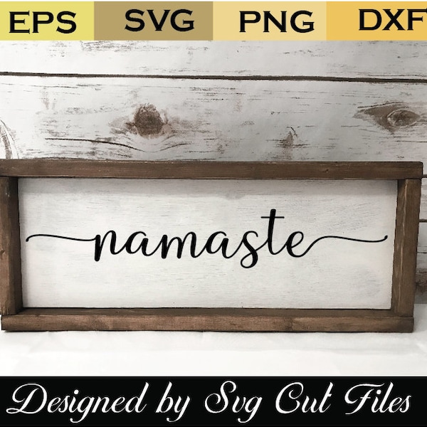 Namaste Sign - Etsy