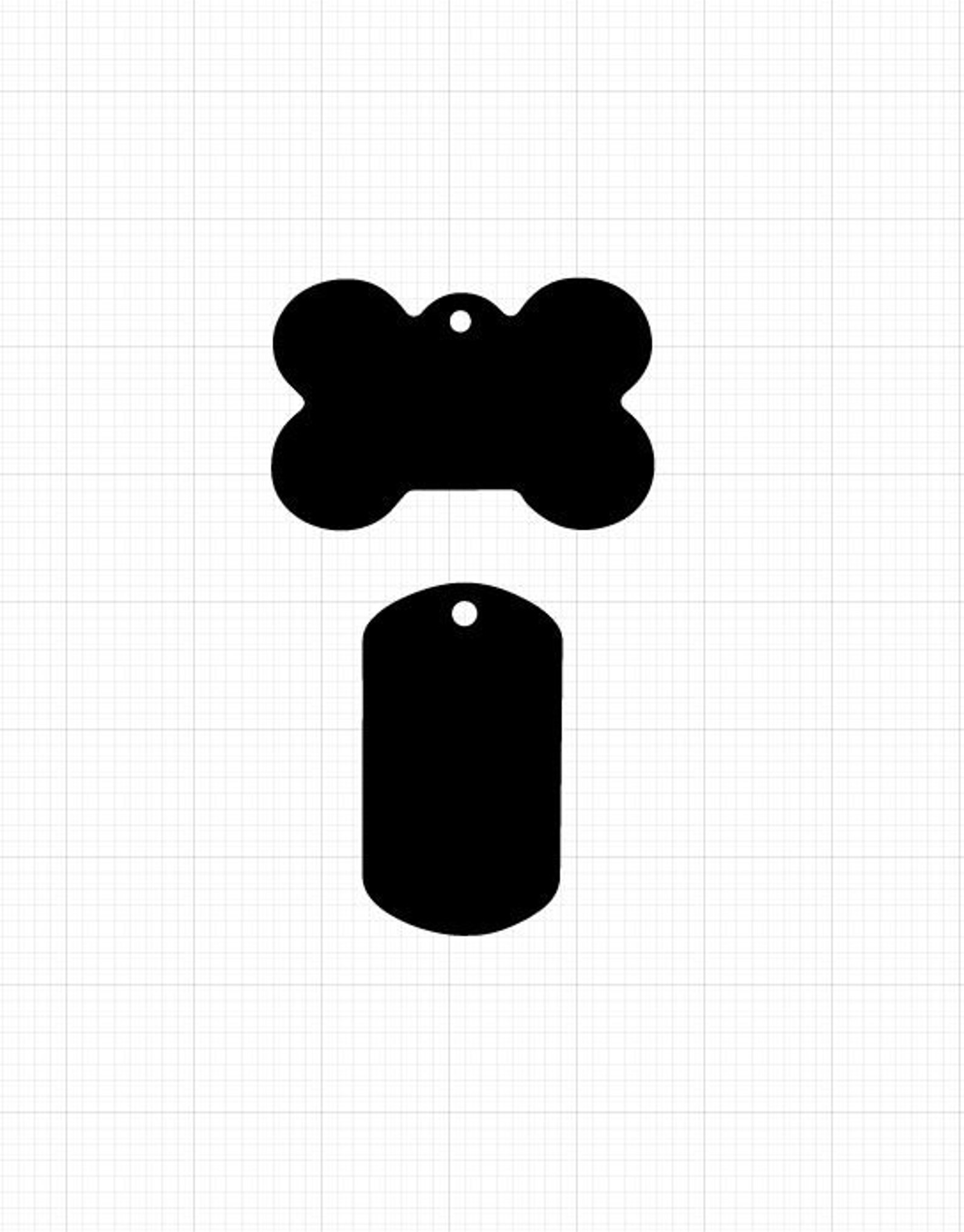 Dog Tag Svg Cricut, Silhouette, Cricut Svg, Silhouette Svg, - Etsy