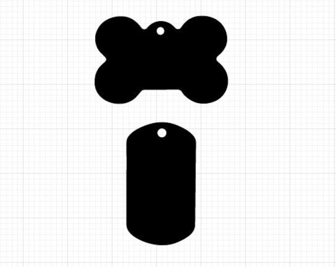 Dog Tag SVG File, Dog Tag DXF, Dog Tag Png, Dog Tags Svg, Dogtag Svg ...