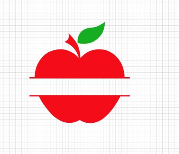 Apple Name Frame SVG Cricut Silhouette Cricut Svg - Etsy