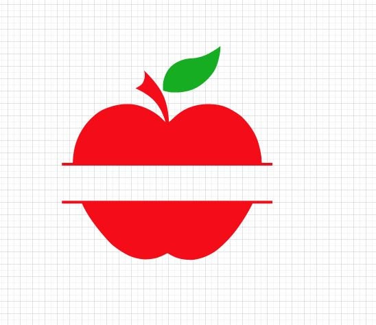 Apple Name Frame SVG Cricut Silhouette Cricut Svg - Etsy