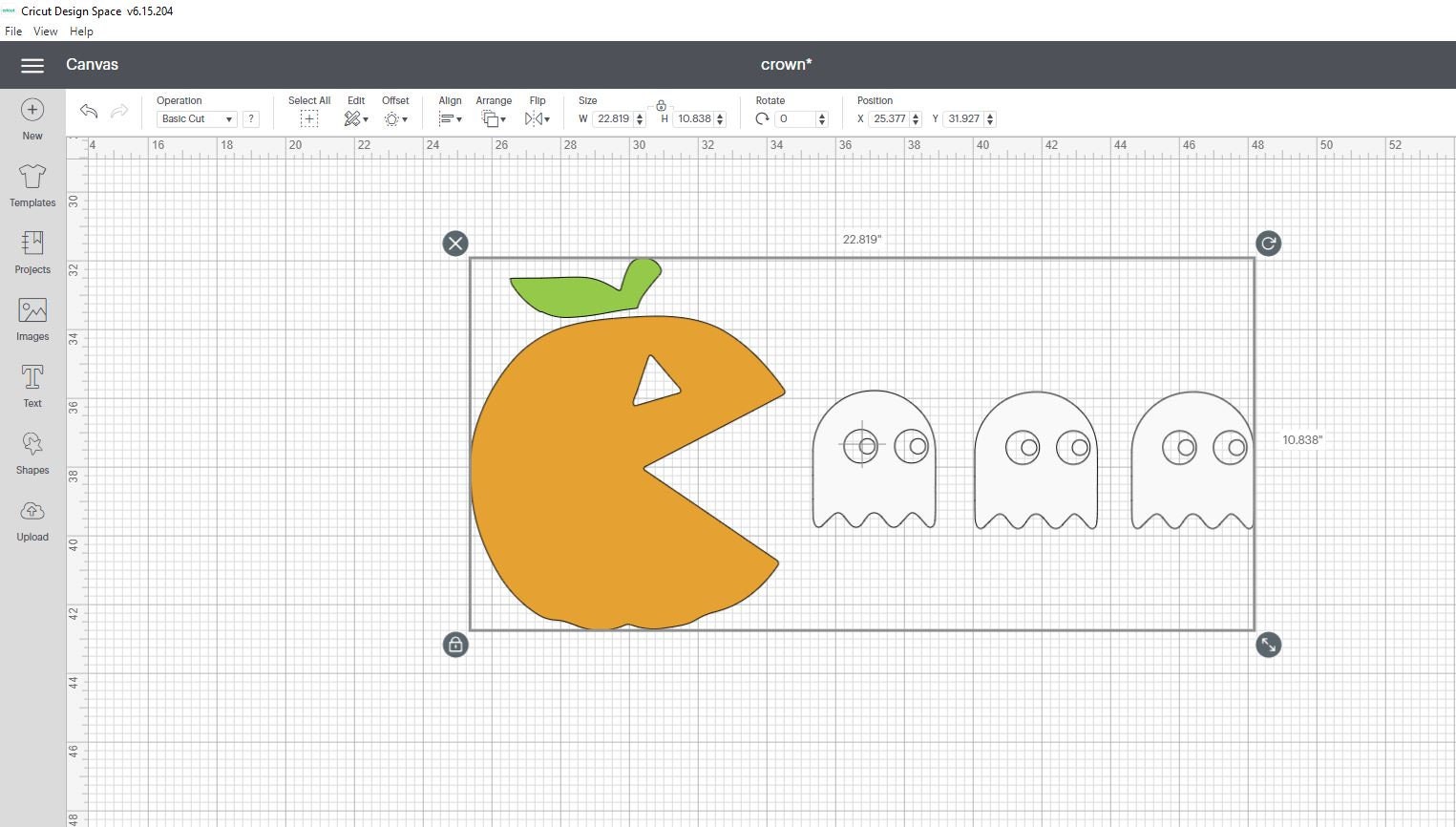 Pumpkin Pac Man Gamer Ghosts SVG Vinyl Cut Files - Etsy