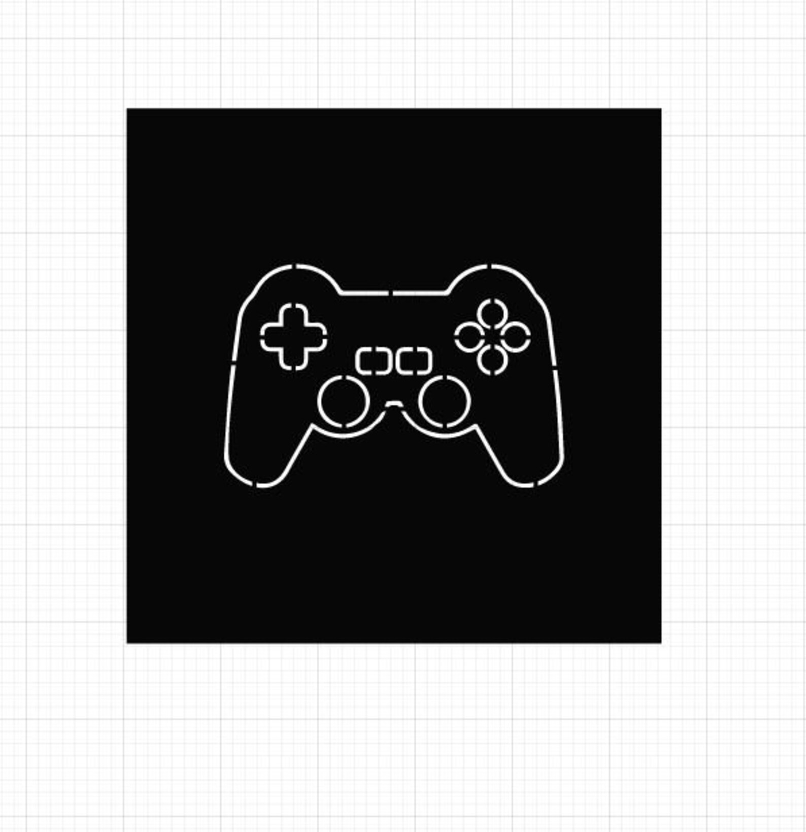 PYO Game Controller Svg Stencil Cut File ,video Game Controller PYO Svg ...
