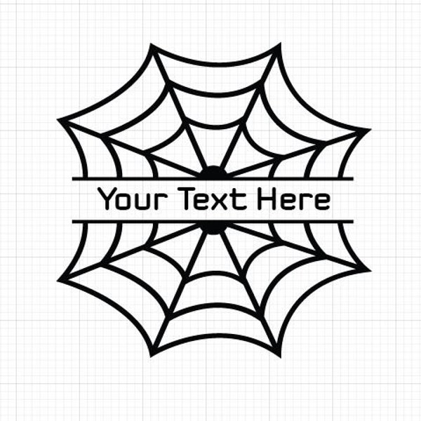 Spider Web Svg - Etsy